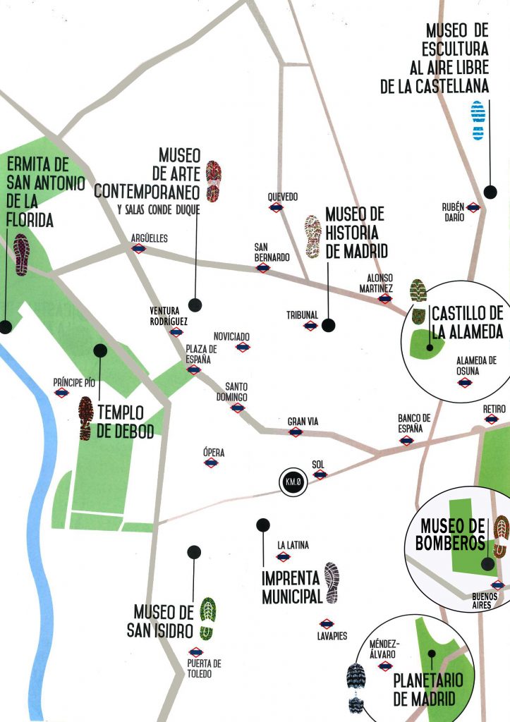 mapa museos – Planetario de Madrid